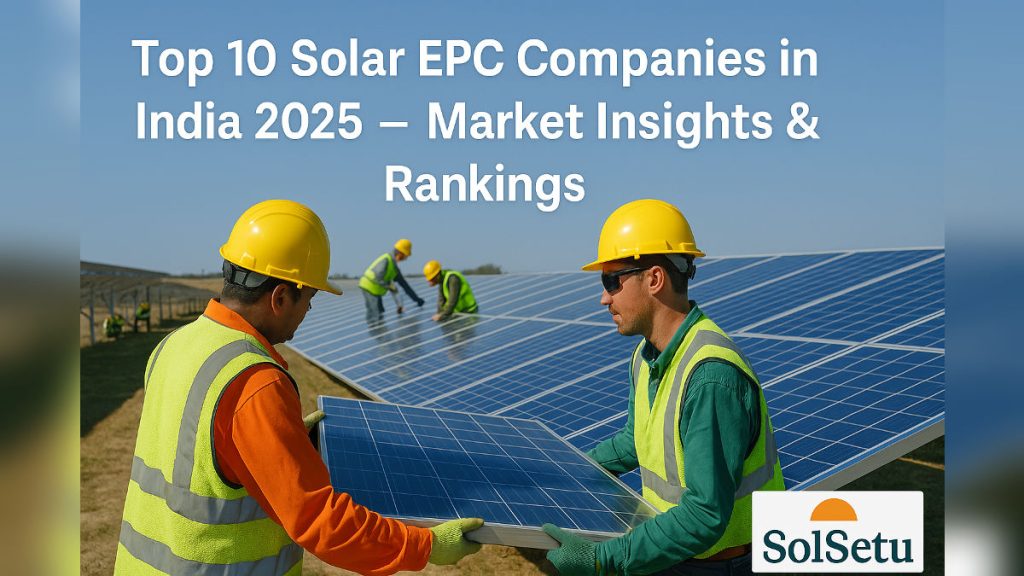 Top 10 Solar EPC Companies in India 2025 – Market Insights & Rankings — SolSetu – Sol Setu