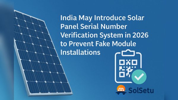 India May Introduce Solar Panel Serial Number Verification System in ...